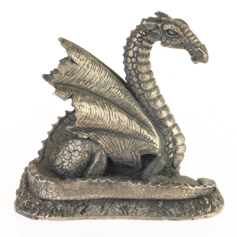 Dragon Pewter Sculpture - Antique Auctions America