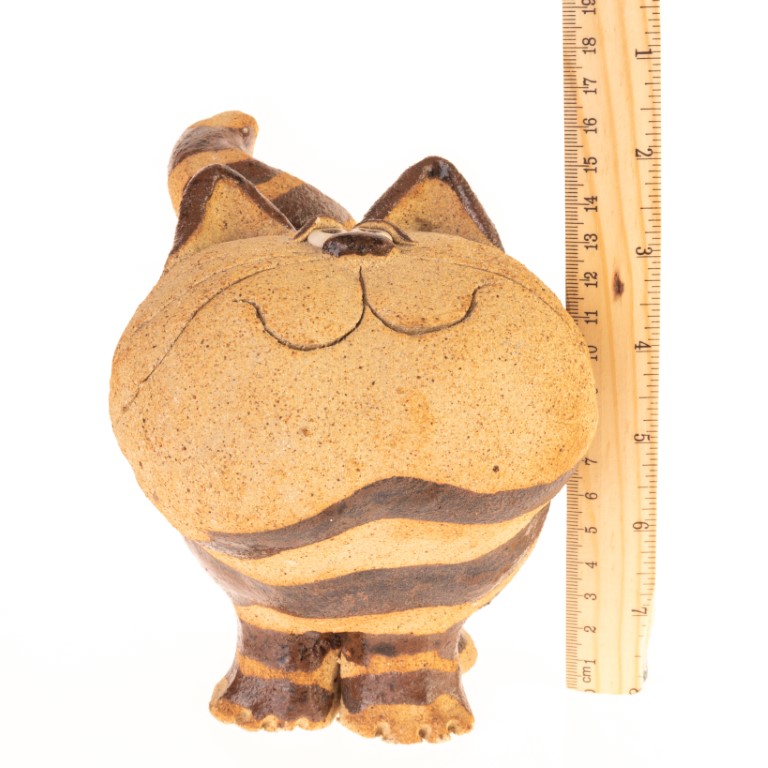 Studio Pottery Fat Cat Ceramic Figure - Antique Auctions America
