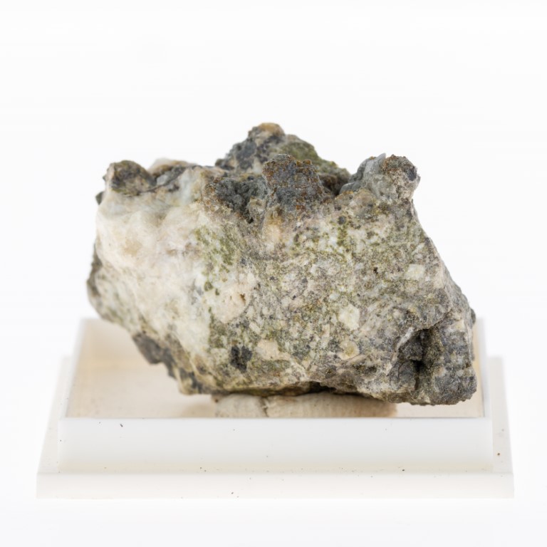A Natural Garnet Geode Mineral Crystal Specimen - Antique Auctions America