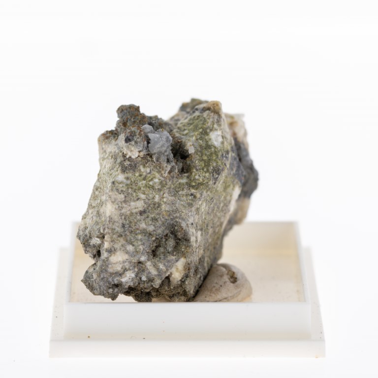 A Natural Garnet Geode Mineral Crystal Specimen - Antique Auctions America
