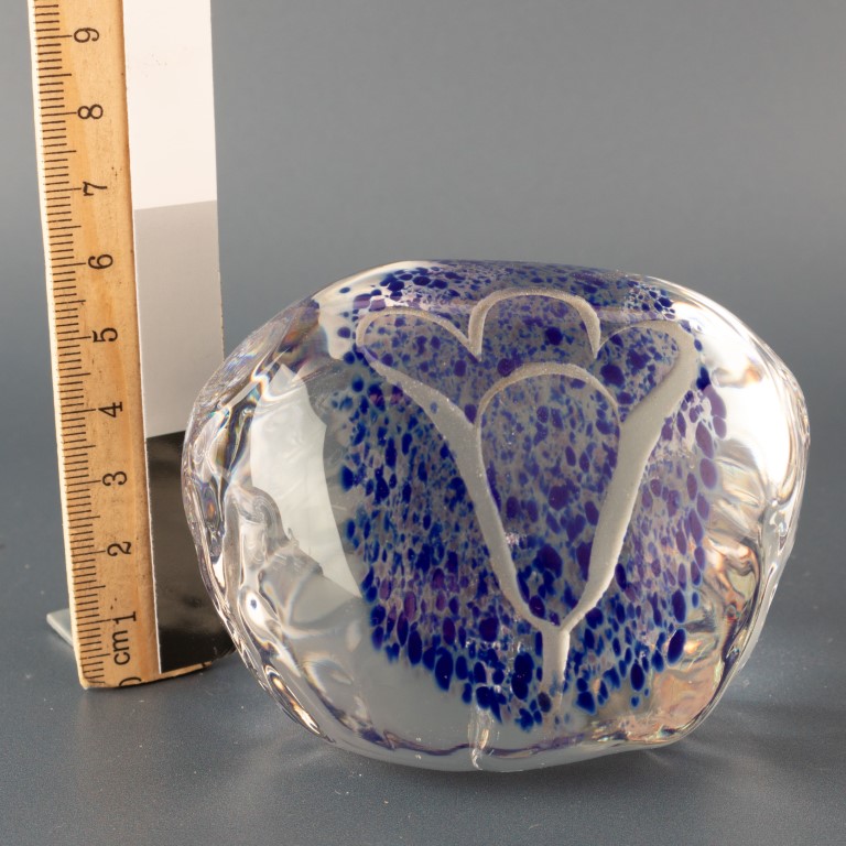Mid Century Studio Glass Desktop Paperweight - Antique Auctions America